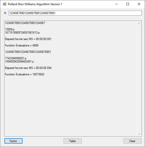 Comparison of Brent’s Modification of the Pollard rho Factoring Method ...