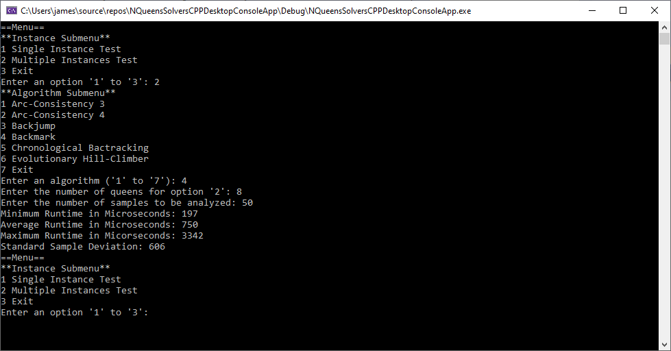 Nqueens 4 8 50 Numerical Explorations 5095